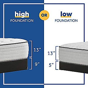 Sealy Posturepedic Spring Summer Rose Faux Eurotop Firm Feel Mattress, Split California King