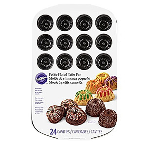 Wilton Mini Fluted Tube Cake Pan, 24-Cavity