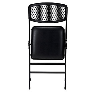 Cosco Products 60861BLK4E Commercial Fabric Folding Chair, Black
