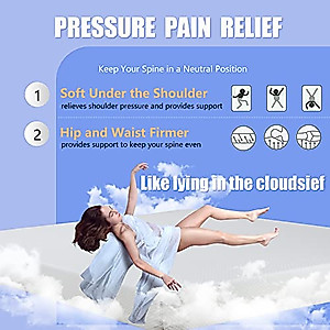 12 Inches Cooling-Gel Memory Foam Mattress Medium Firm Feel Memory Foam Mattress Bed in a Box CertiPUR-US Certified,Full