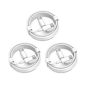 USB C to USB C Charging Cable 6ft 60W 3Pack, USB C Cable for Charging Apple,for iPhone 15/15 Pro/15 Pro Max/15 Plus,iPad Pro, Air5, MacBook Air