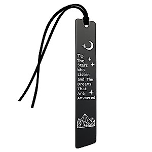 to The Stars Inspirational Bookmark Gifts for Women Girls Lovers Sister Bookworm Daughter Book Friend Female Sister Gifts Friendship Gifts Thank You Gift