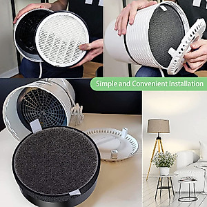 Replacement Filter for LV-H132 Air Purifier, Compatible with Laukowind 3-in-1 Nylon Pre-Filter, High-Efficiency Activated Carbon True HEPA Filters, Part LV-H132-RF, 2 Pack