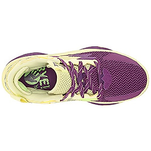 adidas Unisex Dame 8 Basketball Shoe, Yellow Tint/Glory Purple/Signal Green, 11.5 US Men