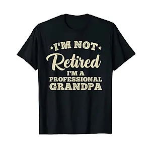 Cool Retirement Art For Men Dad Retired Professional Grandpa T-Shirt