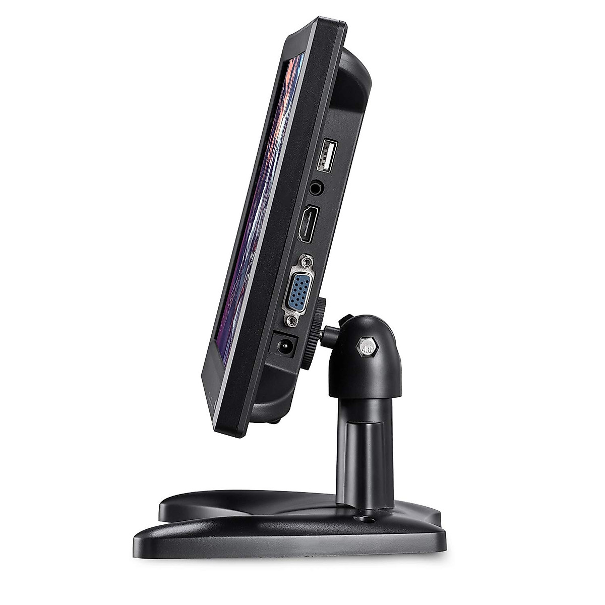 KALESMART 10.1 inch 1280x800 Rimless HDMI Monitor with VGA/HDMI Ports Built-in Speaker for Raspberry Pi Home Security CCTV PC Display