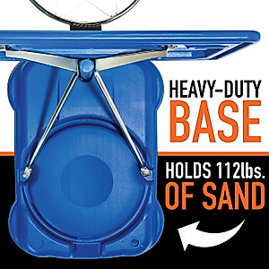 Franklin Sports Pool Basketball Hoop - Waterproof Mini Basketball Hoop for Poolside - Portable 30" Kids Basketball Hoop - Steel Construction - All Ages