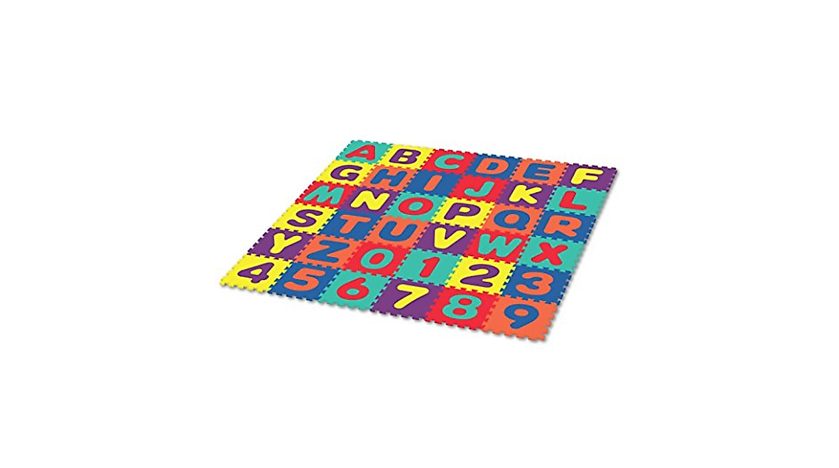 Kids' Alphabet & Numbers Foam Puzzle Mat - Safe Play & Learning
