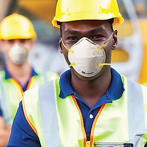 Shawmut Protex™ N95 Mask Particulate Respirators NIOSH Approved Made in the USA, Protective Face Mask, 2 Pack of 5 (Approval Number TC-84A-9295 / Model SR9520)