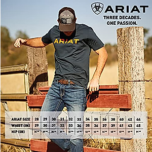 Ariat Male FR M4 Relaxed Basic Boot Cut Jean Shale 34W x 34L