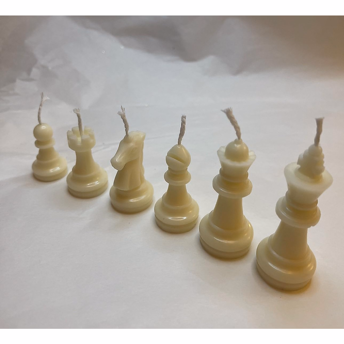 12 pcs Chess Candles, Natural Soy wax/Beeswax, Decorative candle, Can be used as Birthday Candle, Perfect gift for various occasions