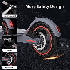 Electric Scooter for Adult,350W Commuter Electric Kick Scooter Up to 19MPH & 18-21Miles Range Folding App Control Commuting Intelligent Sport Scooter for Adult and Teen（2023 Performance Upgrade）