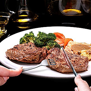 Hiware 12-piece Dinner Forks, Extra-Fine Stainless Steel Forks for Home, Kitchen or Restaurant, Mirror Finish, Dishwasher Safe, 8 Inches