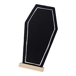 STOBOK 2pcs Desk Topper Table Top Decor Small Chalkboard Sign Home Accents Decor Black Home Decor Tabletop Decor Food Decor Decorative Blackboard Message Board Wooden Household