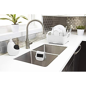 tub dish rack white
