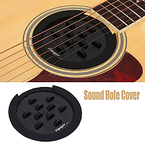 Sound Hole Cover, Acoustic Electric Guitar Feedback Buster Prevention Acfeedback Buster