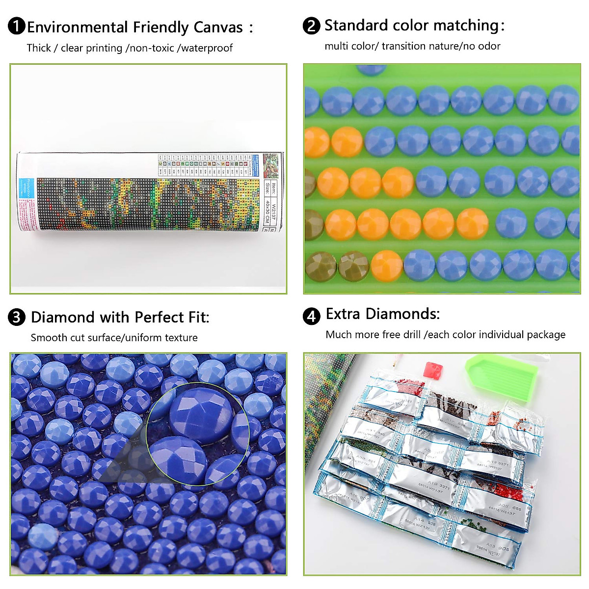 SENWANG Diamond Painting Kits for Adults 5D DIY Full Drill by Number Round Crystal Rhinestone Embroidery Arts Craft for Home Wall Decor 11.8"x 15.75"Giraffe