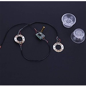 DIY Analog Color LED Light Up Thumb Sticks Joysitck Mod with Clear Thumbstick Caps for Sony Playstation 4 PS4 Controller