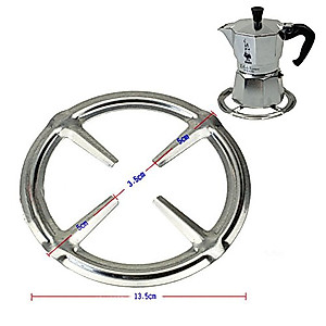 ToSSme Stainless Steel Gas Ring Reducer Trivet Stove Top Hob Cooker Heat Simmer Coffee Pots Kitchen Utensil