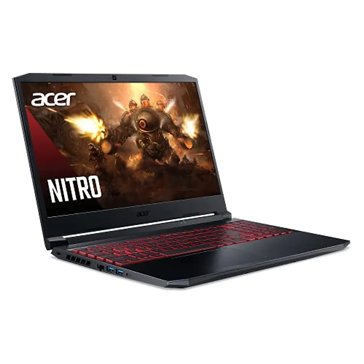 Acer Nitro 5 AN515-45-R83Z Gaming Laptop, AMD Ryzen 5 5600H Hexa-Core Processor | NVIDIA GeForce GTX 1650 | 15.6" FHD 144Hz IPS Display | 8GB DDR4 | 256GB NVMe SSD | WiFi 6 | Backlit Keyboard