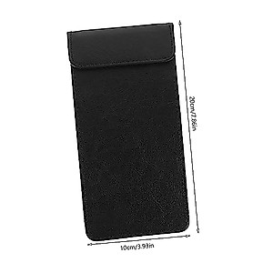 Cabilock 5pcs Bill Folder Office folders Leather File Folder Letter Size clipboards Pocket clipboard exam Paper Clips Business Agent Writing Board Small menu Cardboard Notebook a6 Pencil