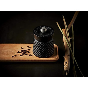 Peugeot BALI FONTE Cast Iron Pepper Mill, 8cm/3 In, Black