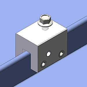 MageClamp Standing Seam Metal Roof Mounting and Racking Bracket Clamp for Solar Panel Module Installation