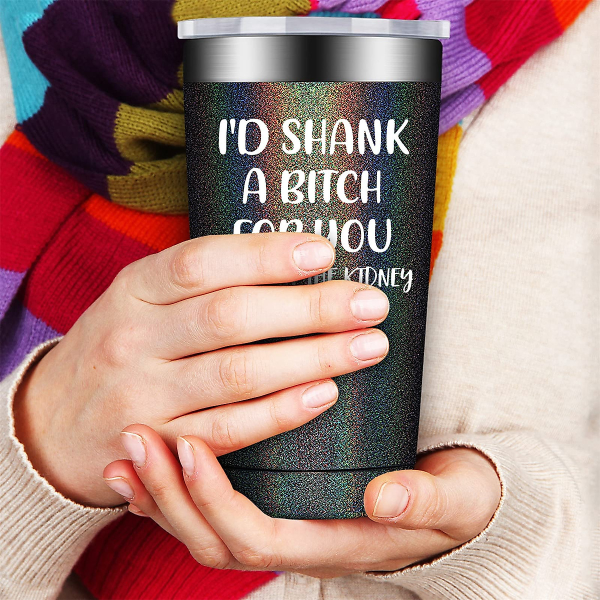 BIRGILT Best Friend Birthday Gifts for Women - Funny Christmas Friendship Gifts for Coworker, Sister, Bestie - 20oz Tumbler Cup