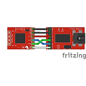 SparkFun FTDI Basic Breakout - 5V Development Tool with USB Mini-B Connector