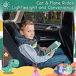 Fullware LCD Writing Tablet for Kids, 10 Inch Colorful Drawing Board, Learning Educational Toddler Toys Gifts for Kids, Drawing Tablet Gift for Boys Girls 3 4 5 6 7 8 Years Old (Green-Dinosaur)