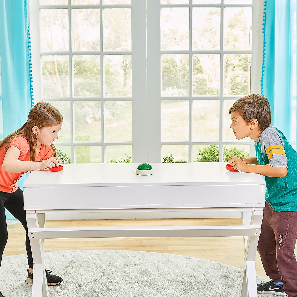 EPOCH Games Super Mario Hover Shell Strike - Tabletop or Floor Multiplayer Sports Game for Ages 4+