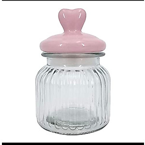 Valentines glass container