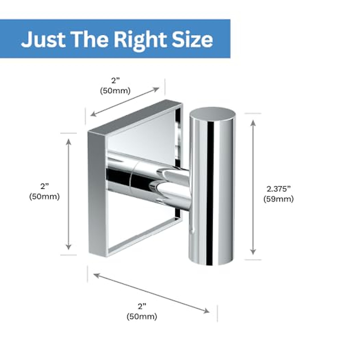 Gatco 5615 Mode Robe Hook, Chrome