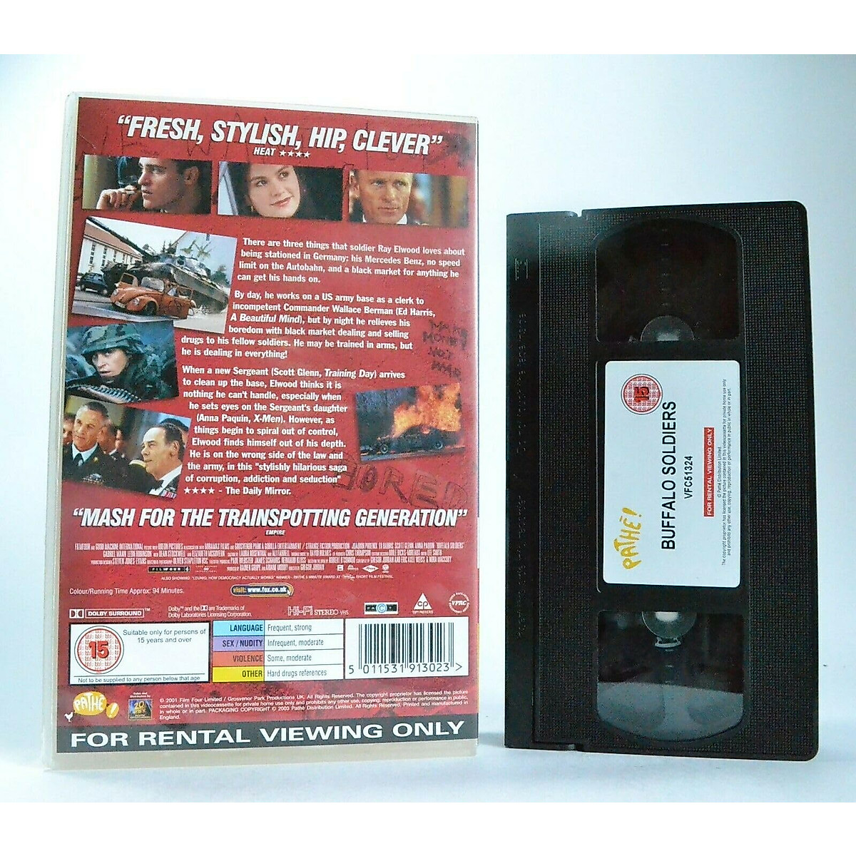 Buffalo Soldiers: Based On R.O'Connor Novel - Satire Film - J.Phoenix - Pal VHS