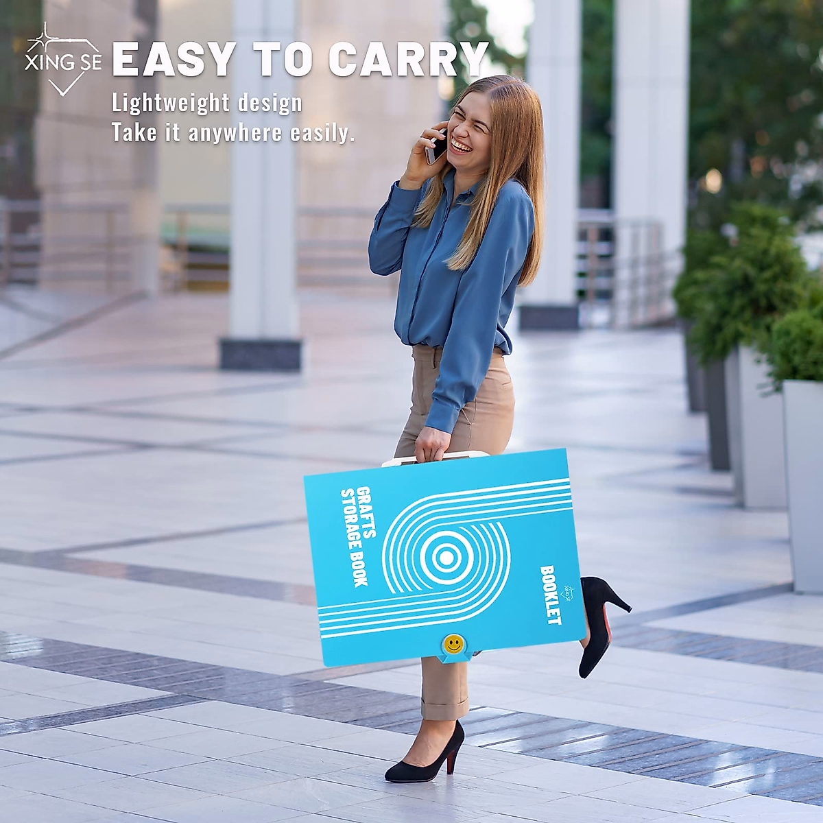 XINGSE A3 Art Storage Book A3 Diamond Painting Kit Storage Book Diamond Art Storage Room, 30 Inside Pages Suitable for Multiple Sizes