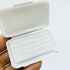 Orthodontic Wax for Braces, HRASY 10 Pack Dental Wax Brace Wearer Wax for Relieving Irritation and Pain, White Flavorless