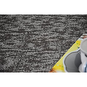 Furnish my Place Modern Indoor/Outdoor Commercial Neutral Rug, Modern Area Rug, Home Decor Mat, Pet-Friendly Carpet for Living Room, Kids, Wedding, Made in USA - 2' x 4' Rectangle