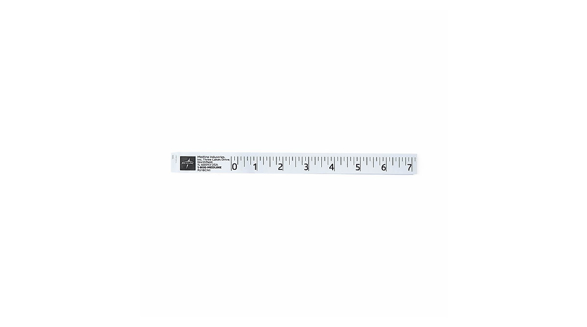 Medline Disposable Paper Measuring Tape - Flexible 72" in Inches & cm