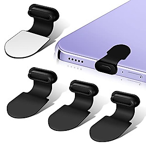 USB Type C Anti-Lost Anti Dust Plug, Senbos 4 Pack USB C Port Plug Dust Cover Note 20 Dust Cap Plugs USB C Port Protectors Compatible with OnePlus 7 8 9 Pro, Samsung Galaxy S20 FE S21 S22 Ultra