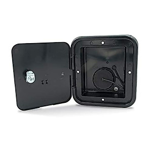 Thetford|B&B Molders RV Replacement Parts and Accessories Camper Gravity Water Inlet Fill for 1 1/4 inch or 1 3/8 inch Connections Hatch Black PN 94252