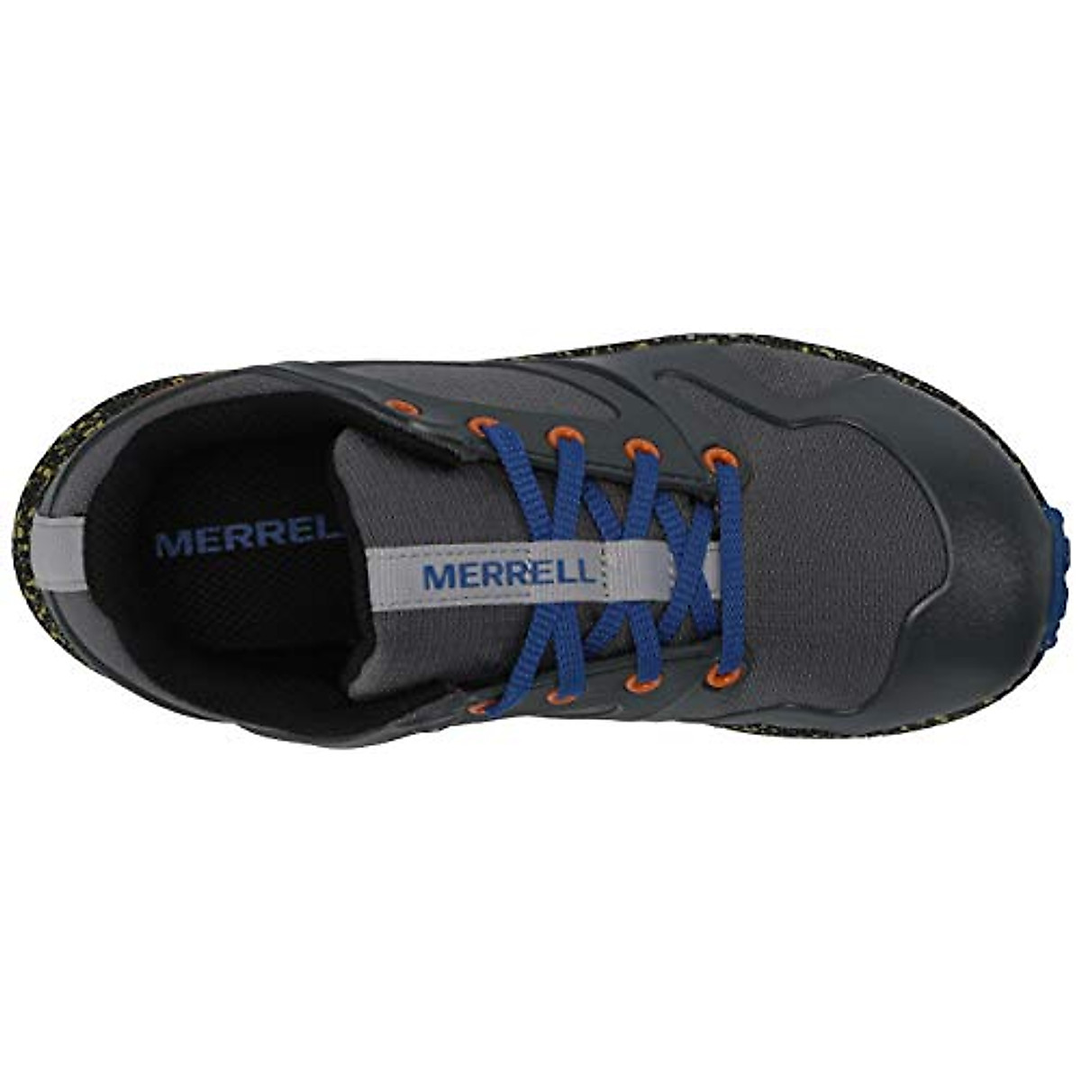 Merrell unisex child Altalight Low Hiking Sneaker, Grey/Orange, 4.5 Big Kid US