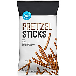 Amazon Brand - Happy Belly Pretzel Sticks, 1 Pound (Pack of 1)