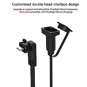 4W Solar Panel Charging Compatible with Blink Outdoor(3rd Gen) /xt xt2 Camera, with 13.1ft Waterproof Charging Cable, IP65 Weatherproof,Includes Secure Wall Mount(3-Pack)