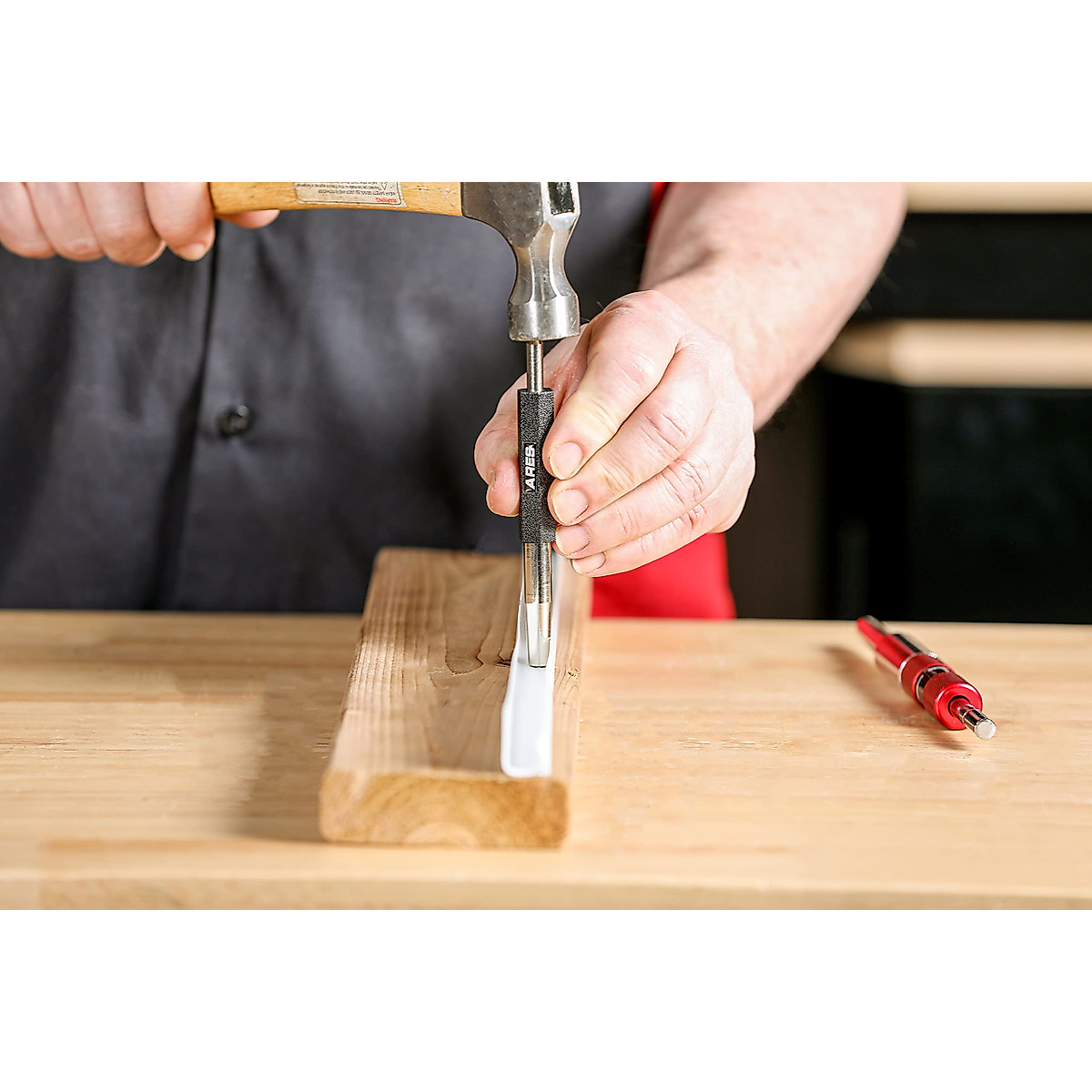 ARES 50005-16-Piece Punch and Chisel Set – Tapered Punches, Pin Punches, Center Punches, and Cold Chisels for Various Applications