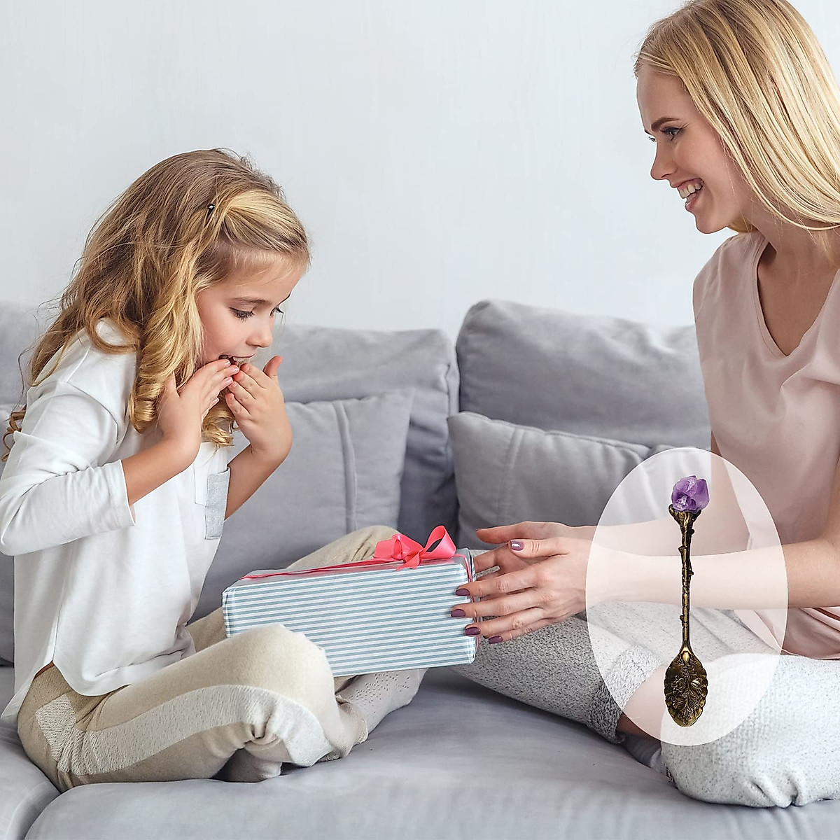 ideayard Witchcraft Spoon Retro with Crystal 1 Pcs for Gift