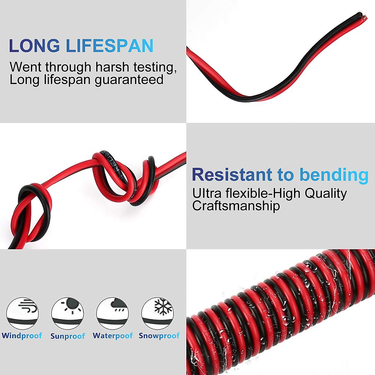 RWUJILONG 12V/24V Cigarette Lighter Plug to SAE Quick Release Adapter Extension Cable 10FT with SAE Reverse Polarity Adapter and 15A Spare Fuse