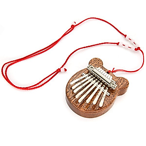 8 Key Mini Kalimba Thumb Piano, Portable Mbira Finger Piano Best Gift for Kids, Birthday, Christmas, Beginner, Party