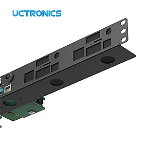 UCTRONICS Blank Covers for Ultimate Raspberry Pi 1U Rackmount, 2-Pack