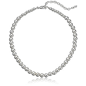 Napier Silver-Tone Collar Necklace, 16"