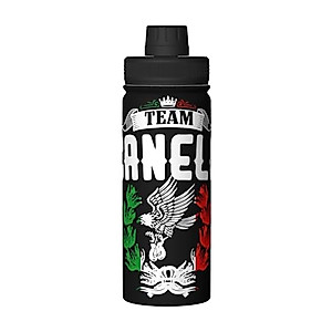 Eevikion Canelo of Alvarez Stainless Steel Insulated Tumbler Sports Water Bottle Hot and Cold Travel Cup 18oz